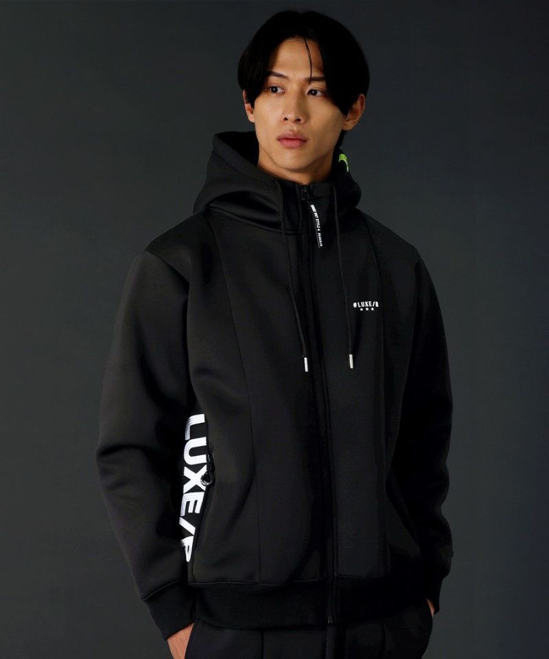 止水ジップスポンジボンディングジップアップパーカー | REZES